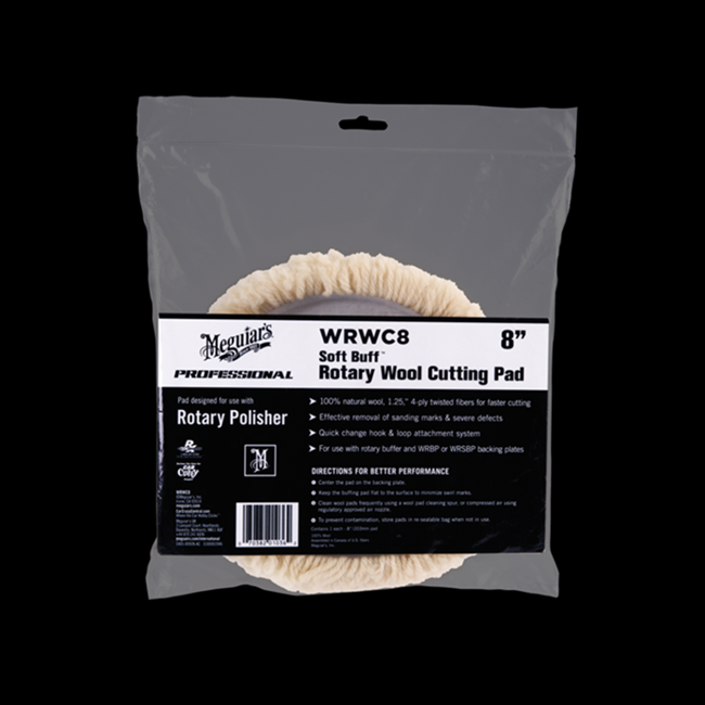 Soft Buff Rotary Wool Pad 8"